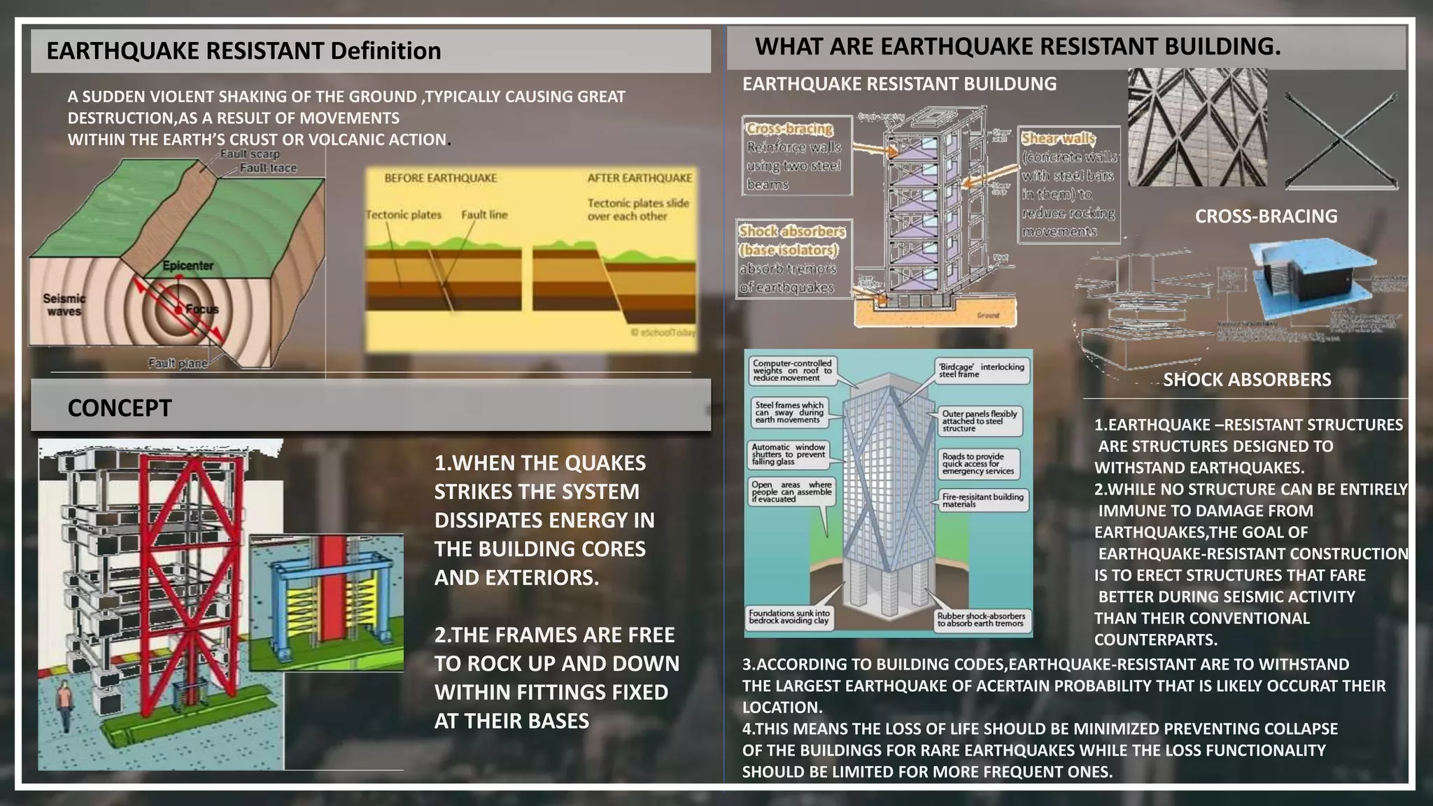 Earthquake Resistance Structures | PPTX