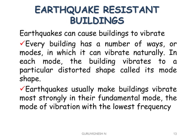 EARTHQUAKE RESISTANCE STRUCTURE | PDF | Civil Engineering Industry ...