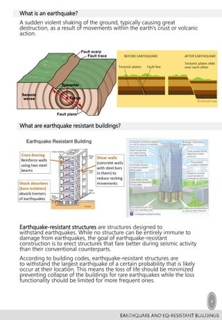 Earthquake resistance in buildings | PPTX
