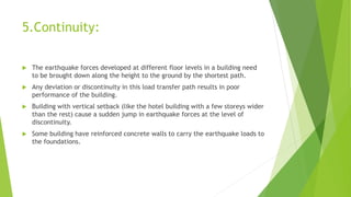 Earthquake resistant building | PPTX