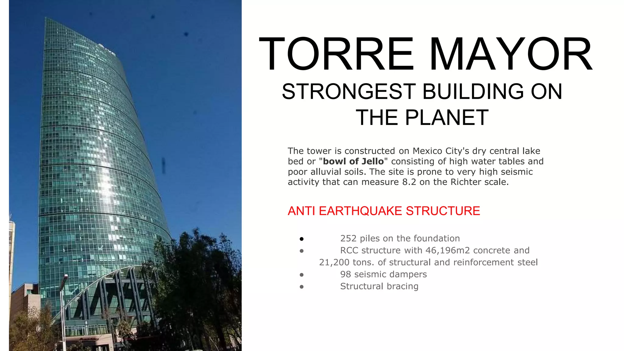 Earthquake resistant building in mexico | PPTX