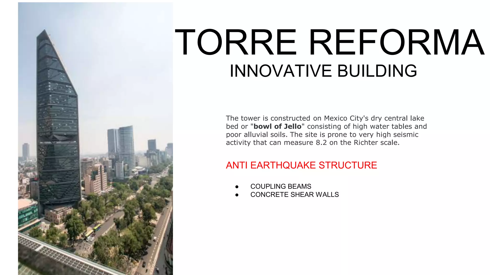 Earthquake resistant building in mexico | PPTX