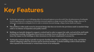 Earthquake resistant buildings | PPT