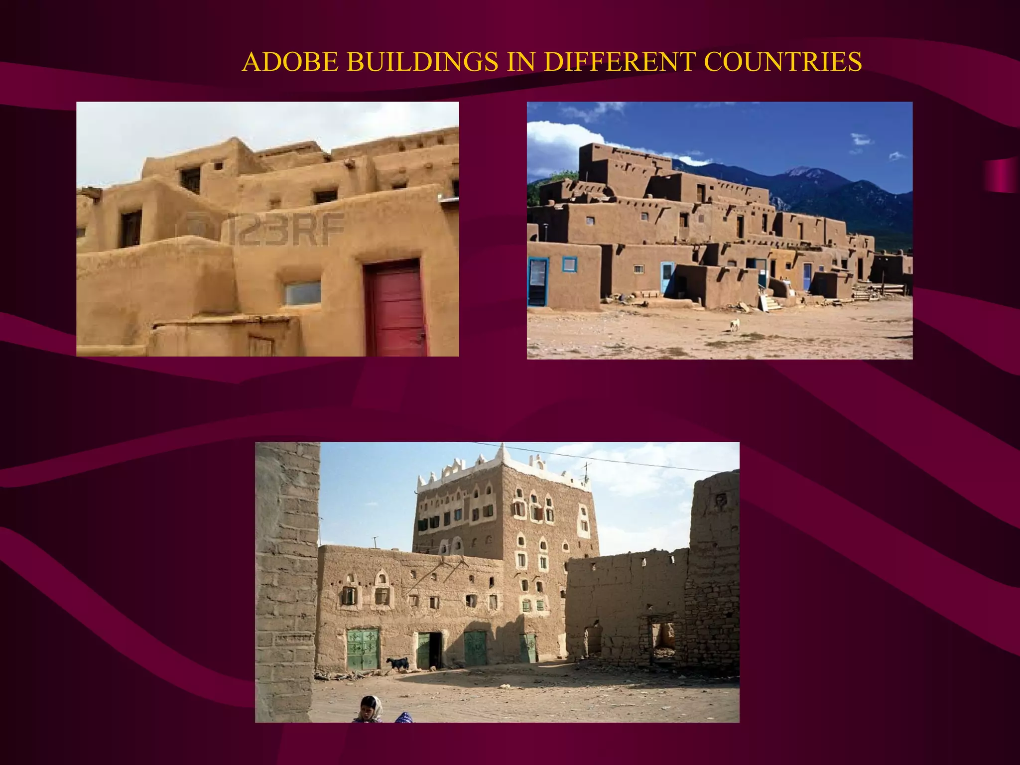 Earth quake resistant construction of adobe buildings | PPT