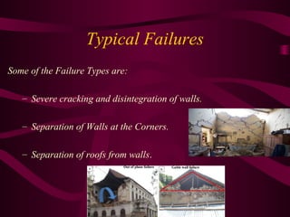 Earth quake resistant construction of adobe buildings | PPT