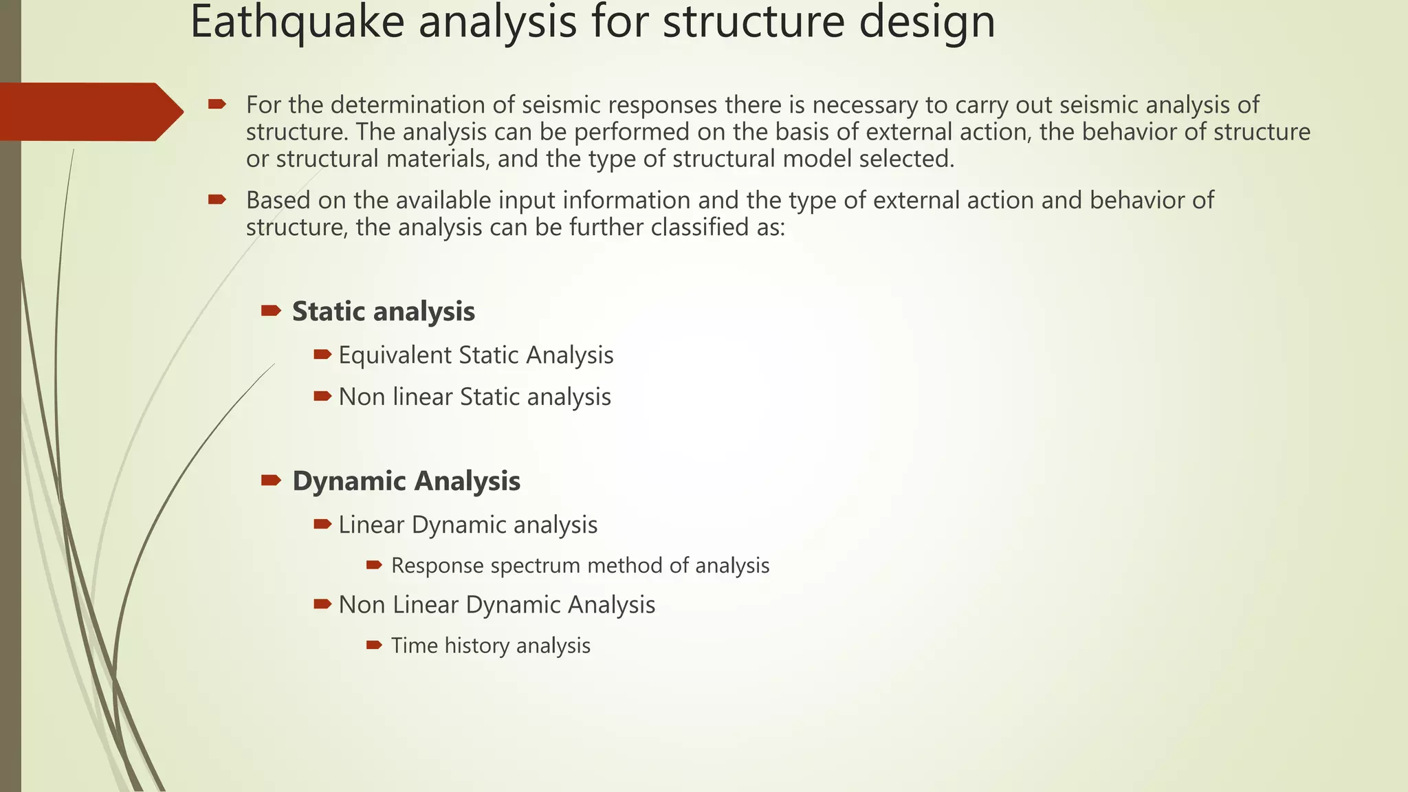 Earthquake resistant design of structures | PPTX