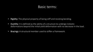Earthquake resistant designs - timber, steel skeletal structures. | PPT