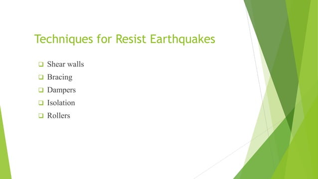 Earthquake Resistant Structures | PPT