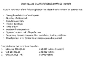 I.1 Earthquakes | PPTX
