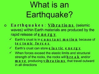 Earthquakes | PPT