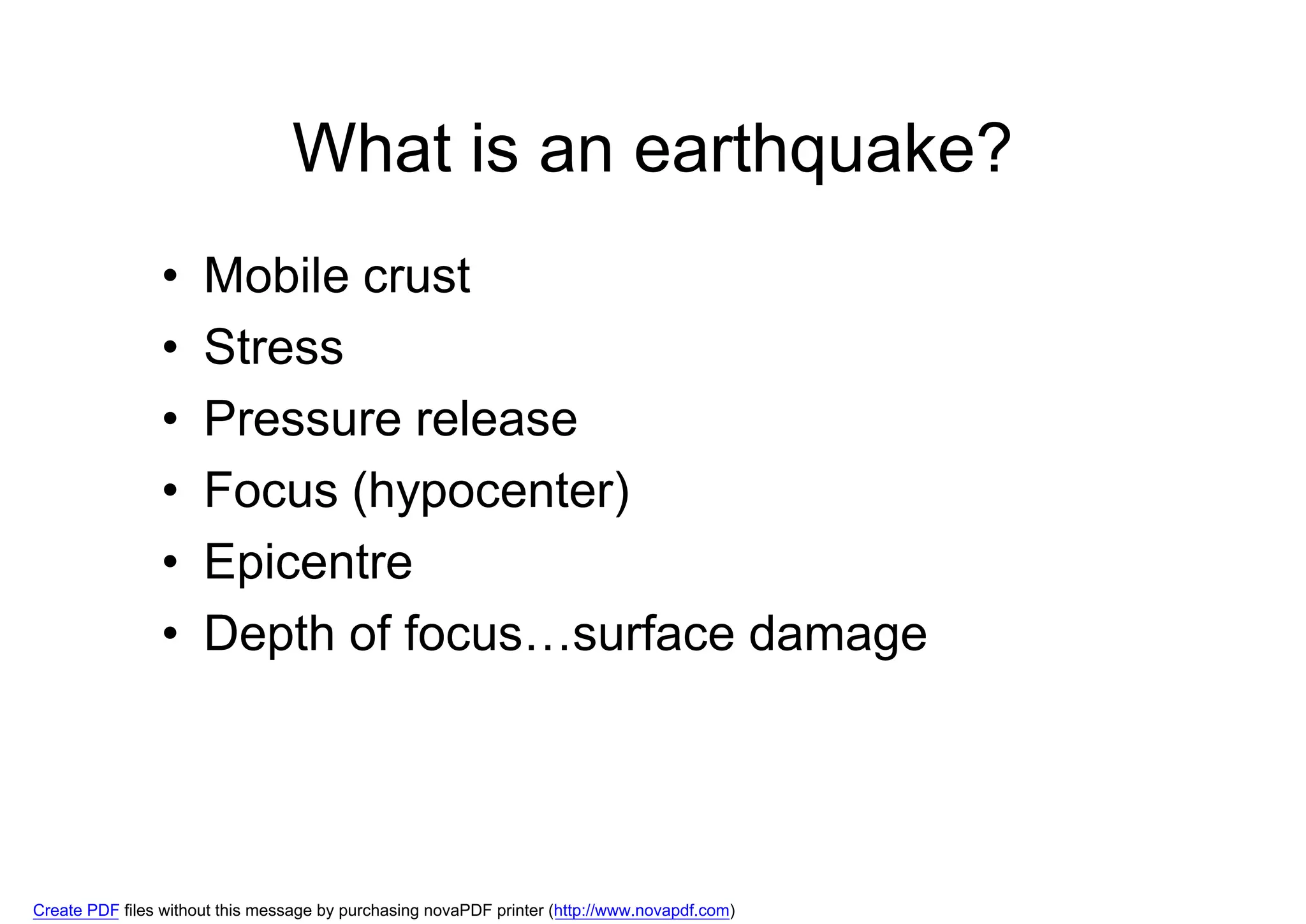 Earthquakes | PDF | Geology | Science