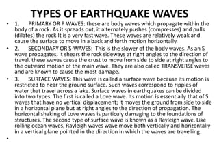 Earthquakes | PPTX