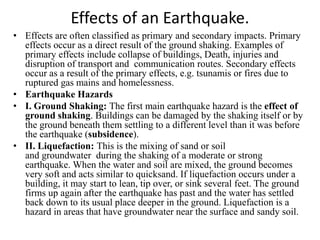 Earthquakes | PPTX
