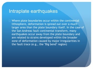 Earthquakes- environmental management studies | PPTX