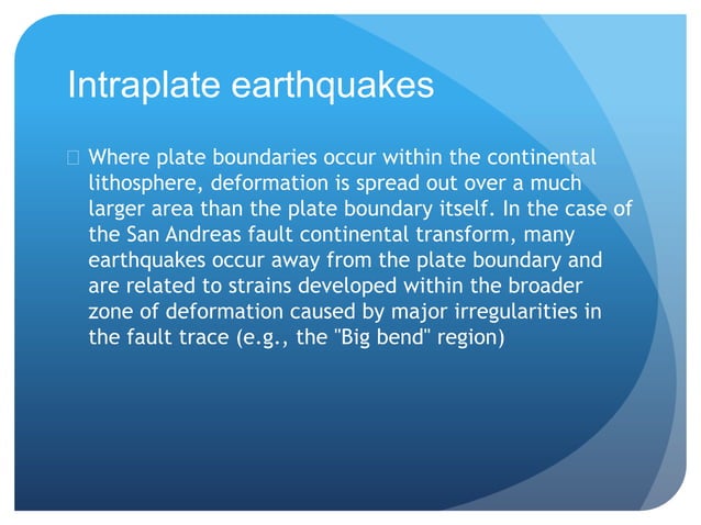 Earthquakes- environmental management studies | PPTX