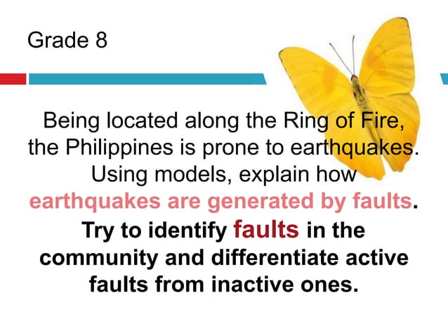 science 8 powerpoint presentation for earthquake and faults | PPTX ...