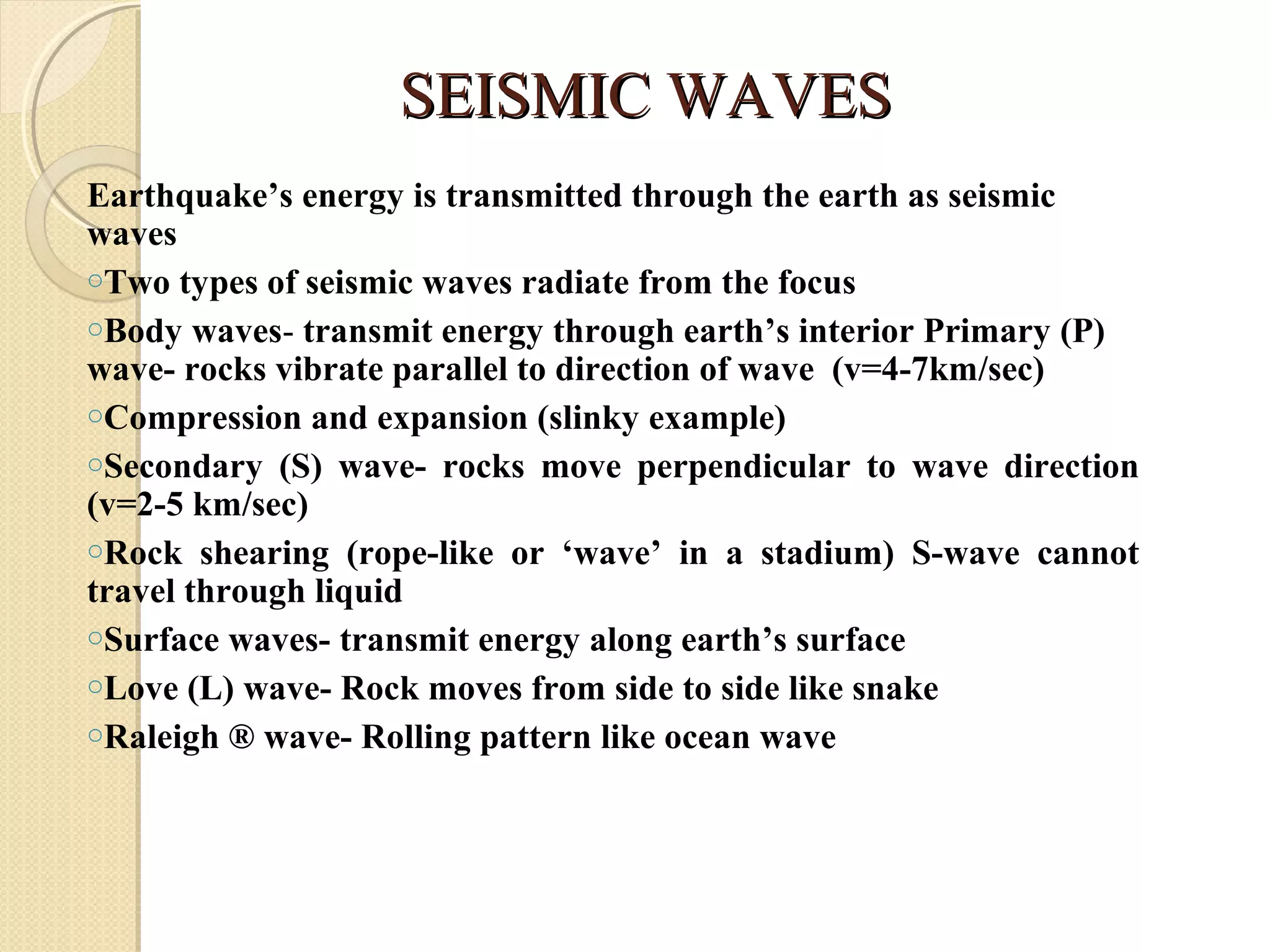Earthquakes | PPT