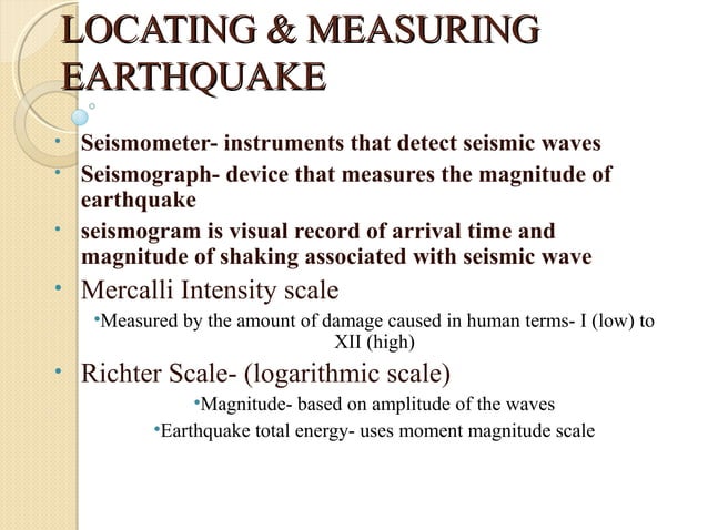 Earthquakes | PPT | Geology | Science