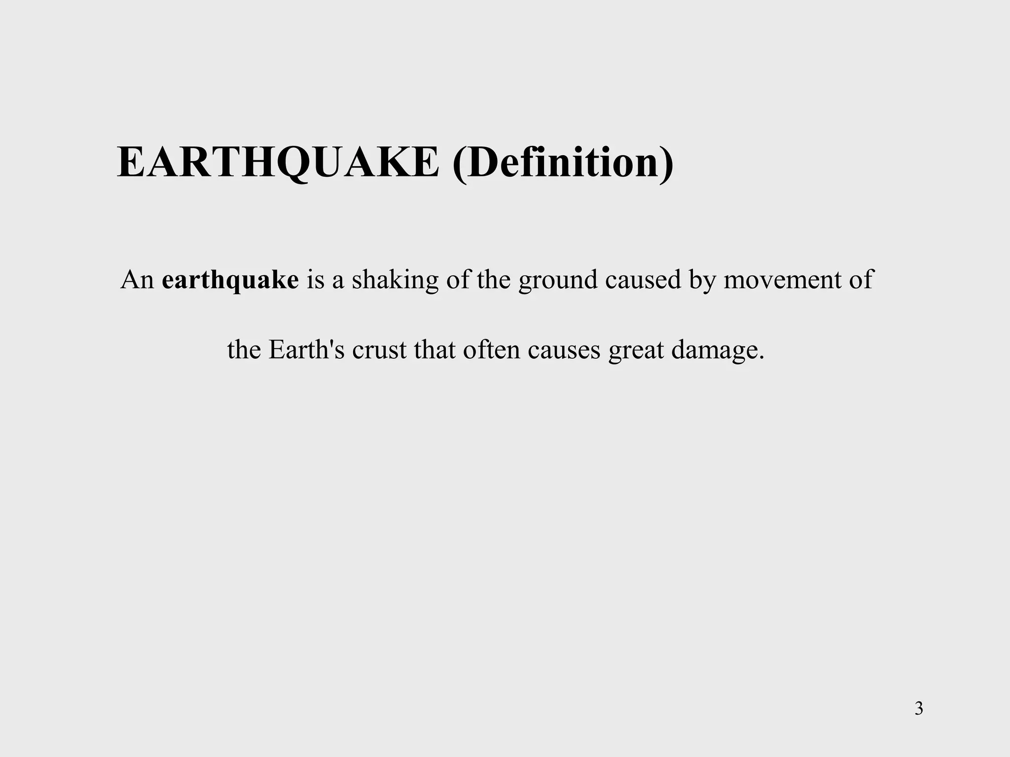 Earthquakes earthquake measurements slides and pdf files | PPT