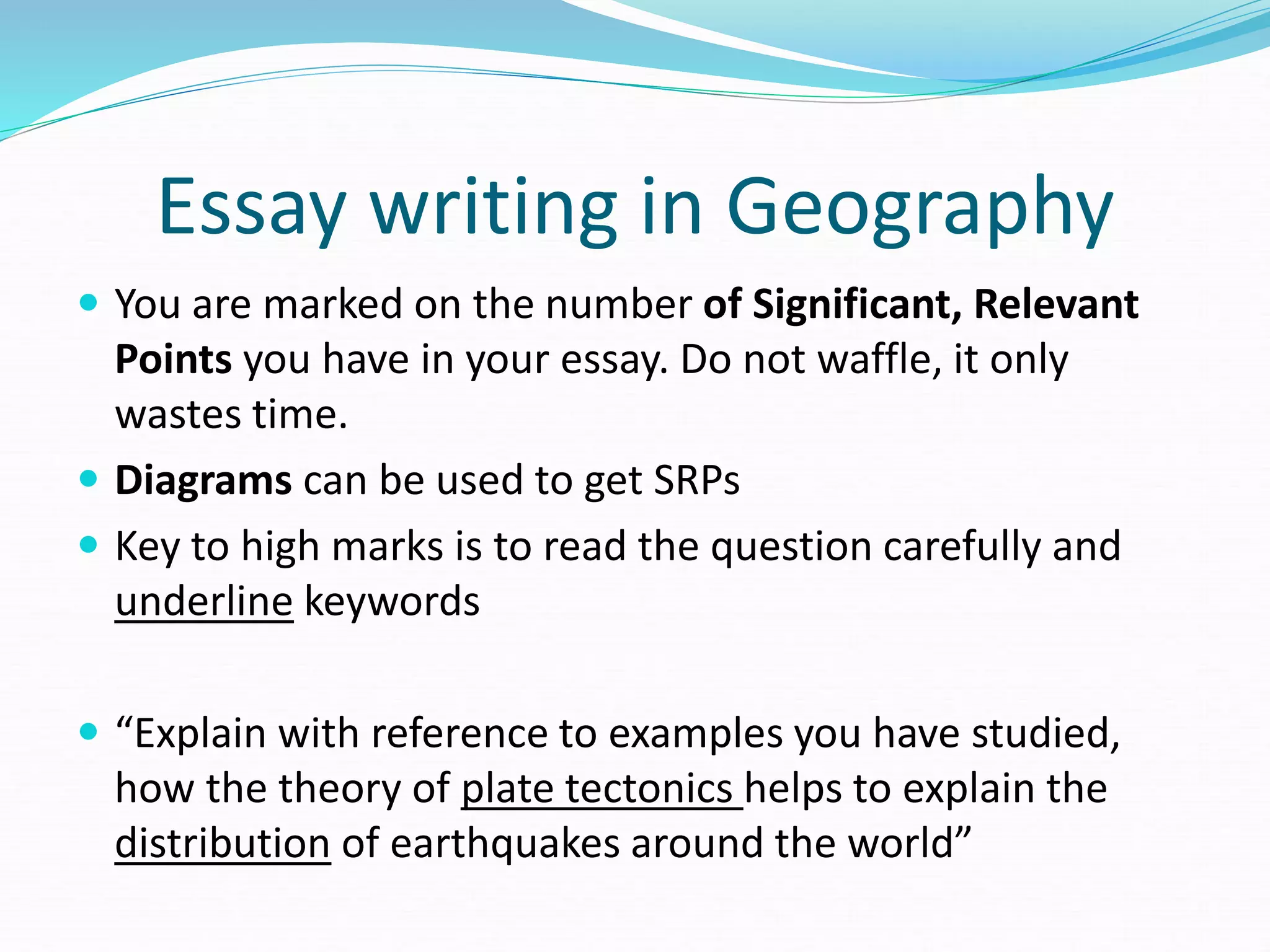 Earthquakes - Leaving Certificate Geography | PPT