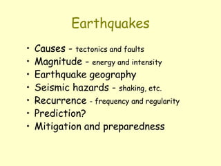 Earthquakes. By Avni yadav of class 9th s | PPT