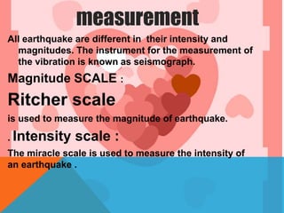 earthquakes.pptx | Free Download