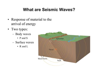Earthquake Science - What They Are, How They're Formed | PPT