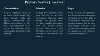Earthquakes, Geology, Disaster management | PPTX