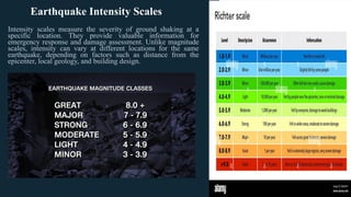 Earthquakes, Geology, Disaster management | PPT