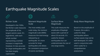 Earthquakes, Geology, Disaster management | PPTX