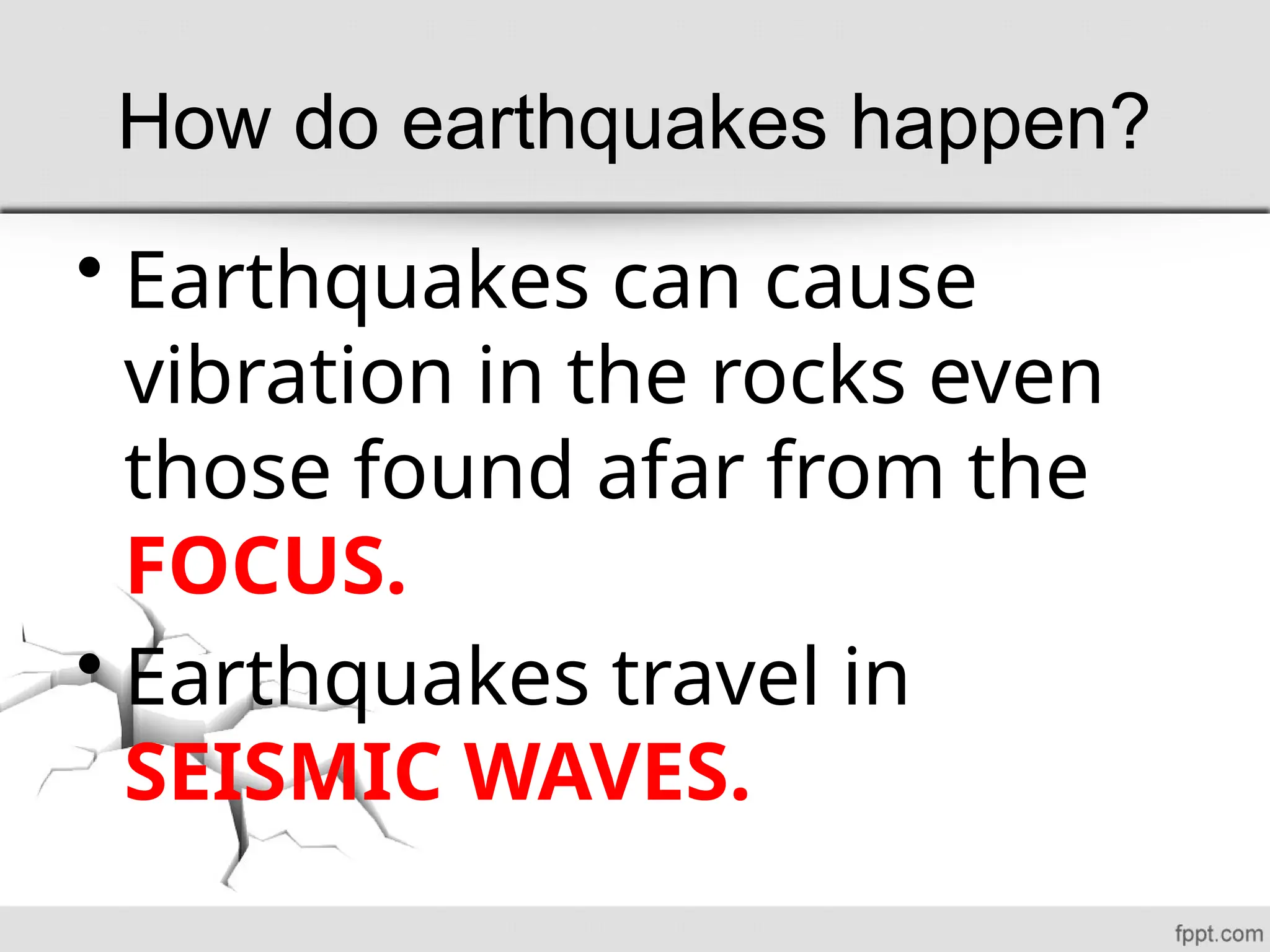 EARTHQUAKES.powerpoint lesson grade six. | PPTX