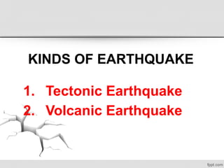 EARTHQUAKES.powerpoint lesson grade six. | PPTX