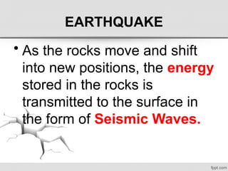 EARTHQUAKES.powerpoint lesson grade six. | PPTX