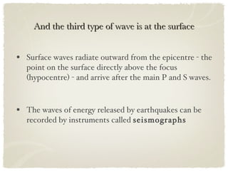 Earthquakes: An Introduction | PPT