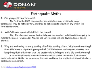 Earthquakes 101: A Preview | PPT