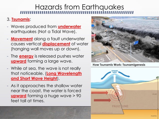 Earthquakes - Interior - Magnitude - Hazards | PPT