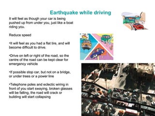 Earthquake safety | PPT | First Aid | Injuries