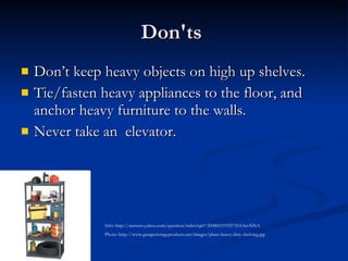 Earthquake Safety | PPT