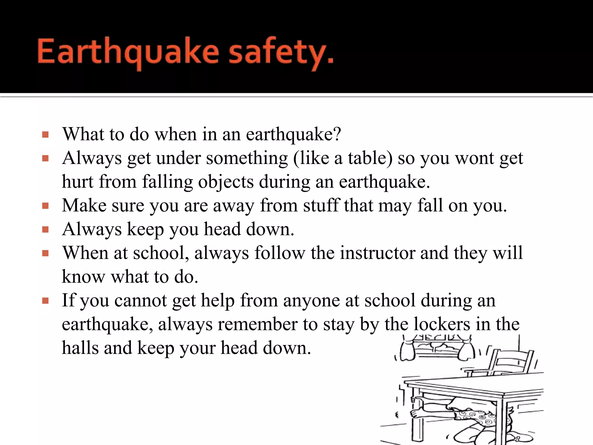 Earthquake Safety Power Point | PPTX