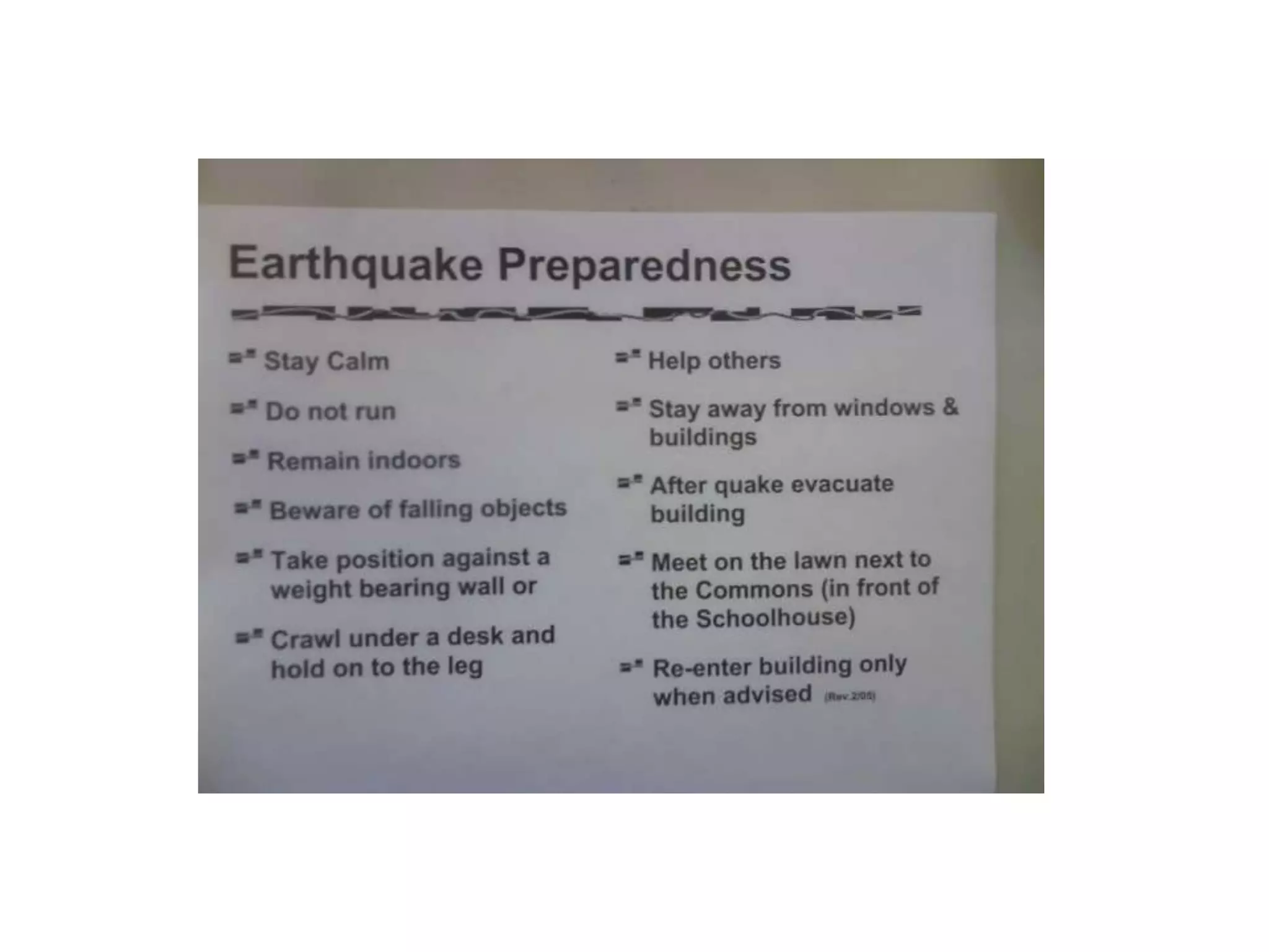 Earthquake safety tips | PPTX