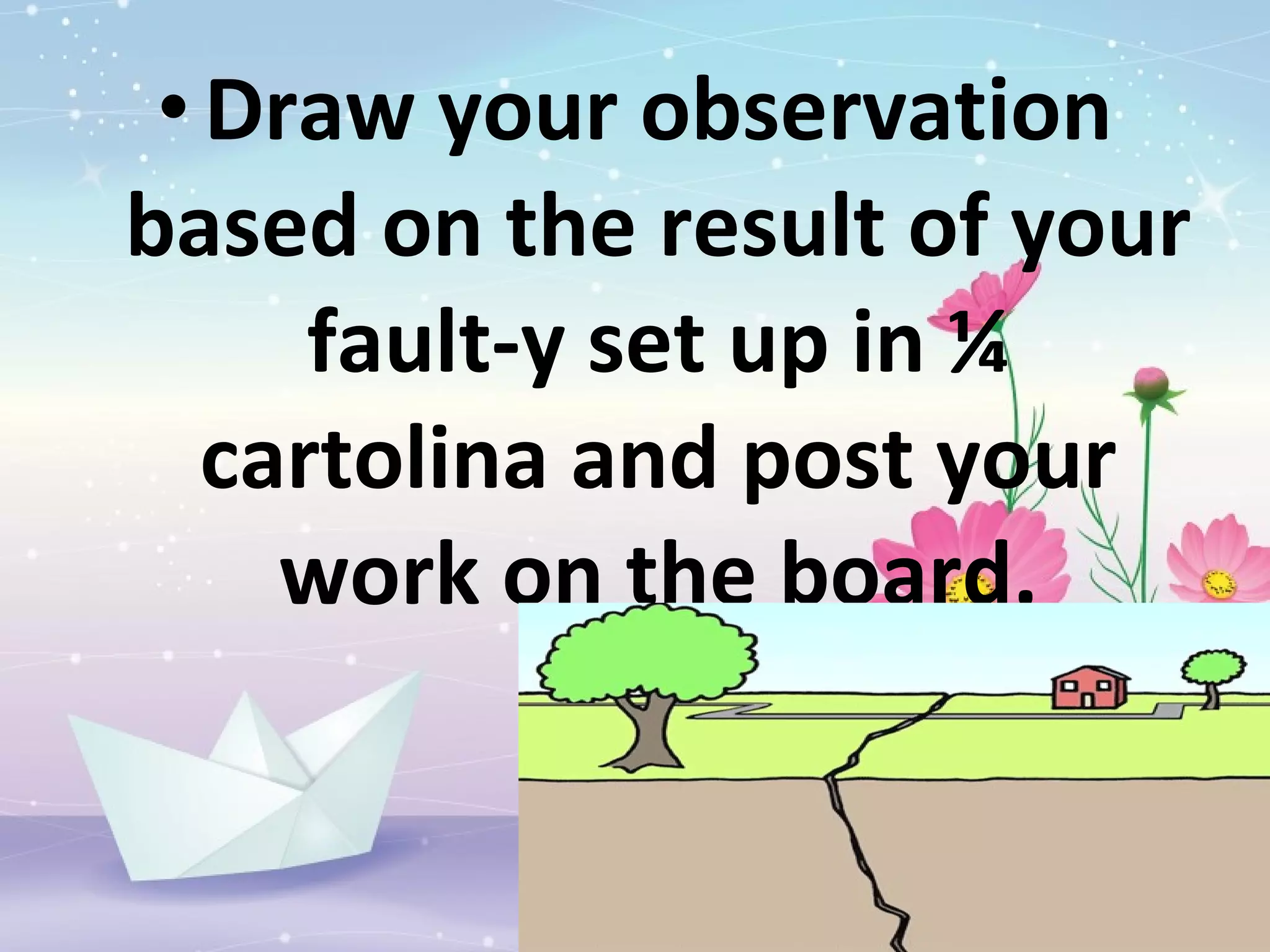 Earthquakes and faults (Grade 8 Lesson) | PPT