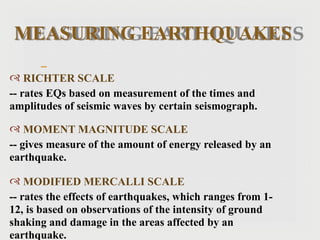 earthquakes and faults.mnhgfdssxcvbnpptx | PPTX