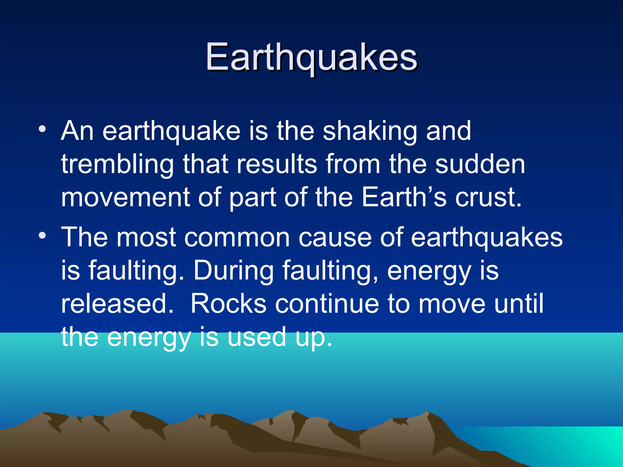 Earthquakes and Volcanoes | PPT