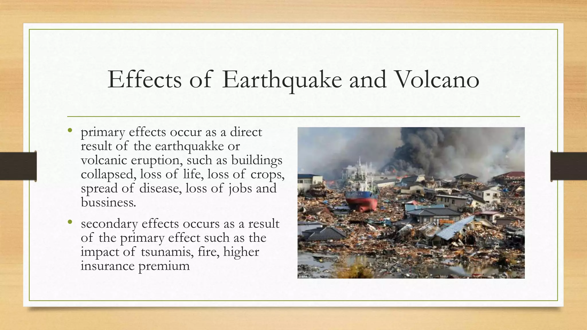 Earthquakes and volcanoes | PPTX