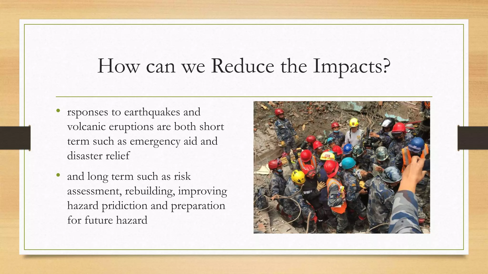 Earthquakes and volcanoes | PPTX