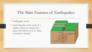 Earthquakes and volcanoes | PPTX