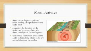 Earthquakes and volcanoes | PPTX