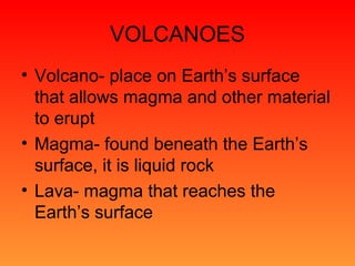 Earthquakes and volcanoes (science) | PPT | Geology | Science