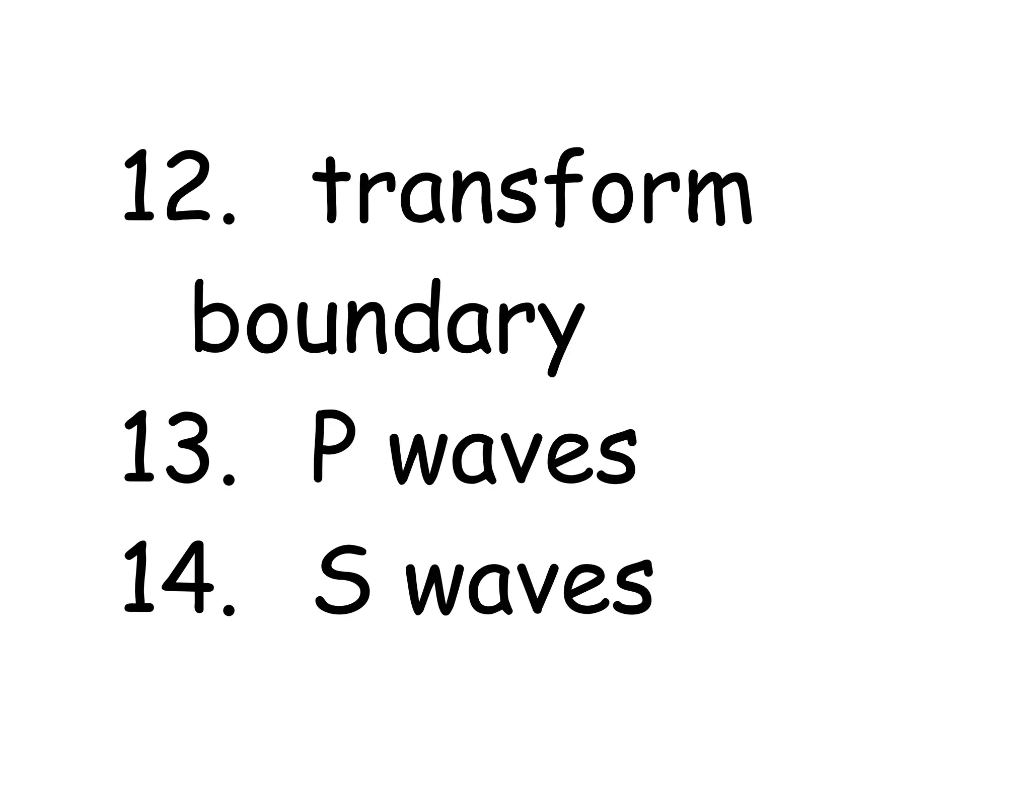 Earthquakes and volcanoes vocabulary | DOC
