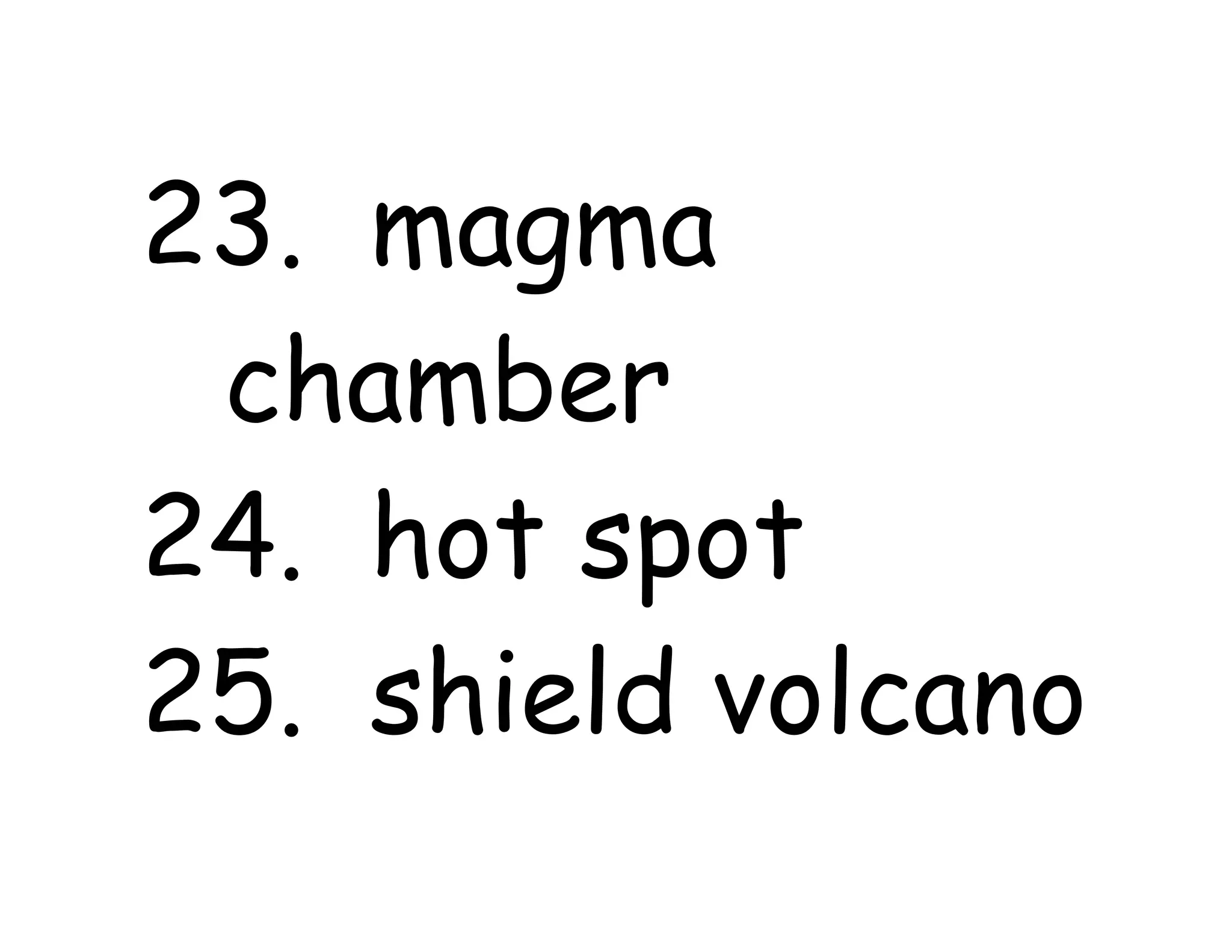 Earthquakes and volcanoes vocabulary | DOC